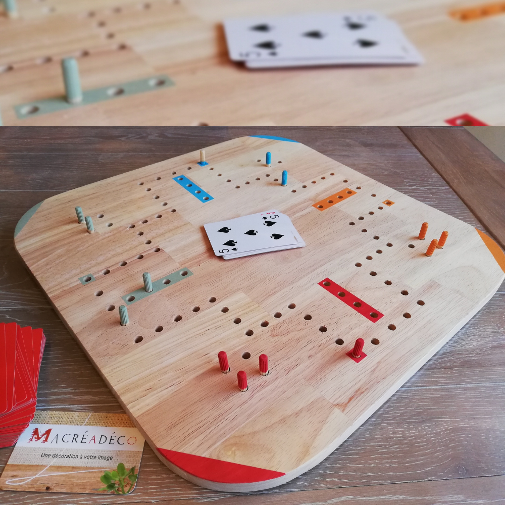 Jeu de TOCK, plateau en bois |MACREADECO|