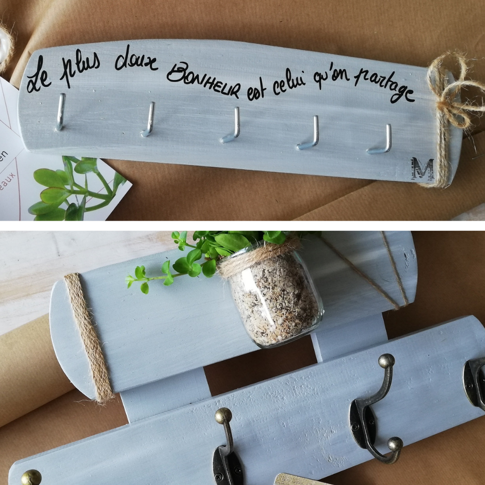 Support clefs pancarte, compact, Entrée de maison |MACREADECO|